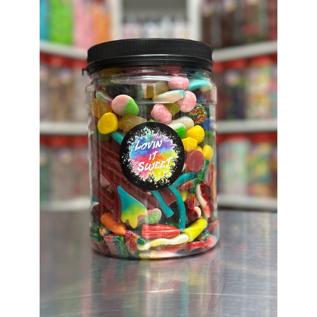 2Ltr Custom Pick n Mix Jar (UK, USA, NZ & AUS Selections) - CHOOSE 15 ...