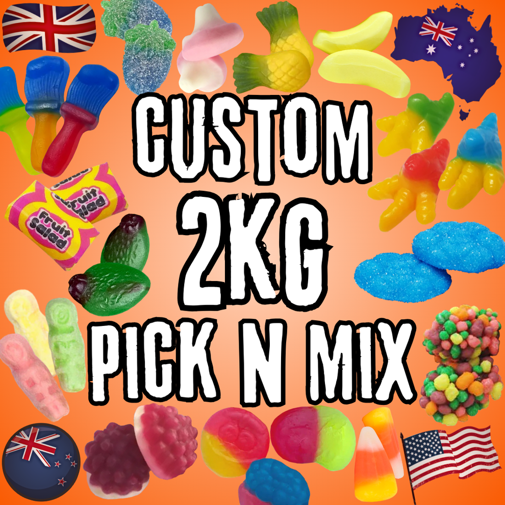 Custom Pick n Mix 2KG (UK, USA, NZ & AUS Selections) - CHOOSE 20 ...